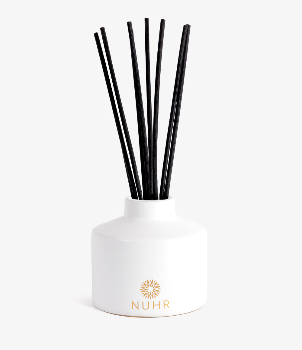 Miraj Reed Room Diffuser 200ml or 400ml in Ceramic Black or White holder- NUHR home – NUHR Home