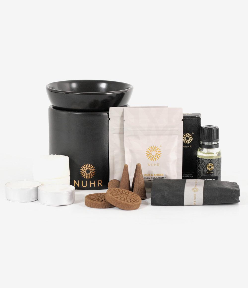 Multipurpose Burner Oud and Amber Starter Gift Set – NUHR Home