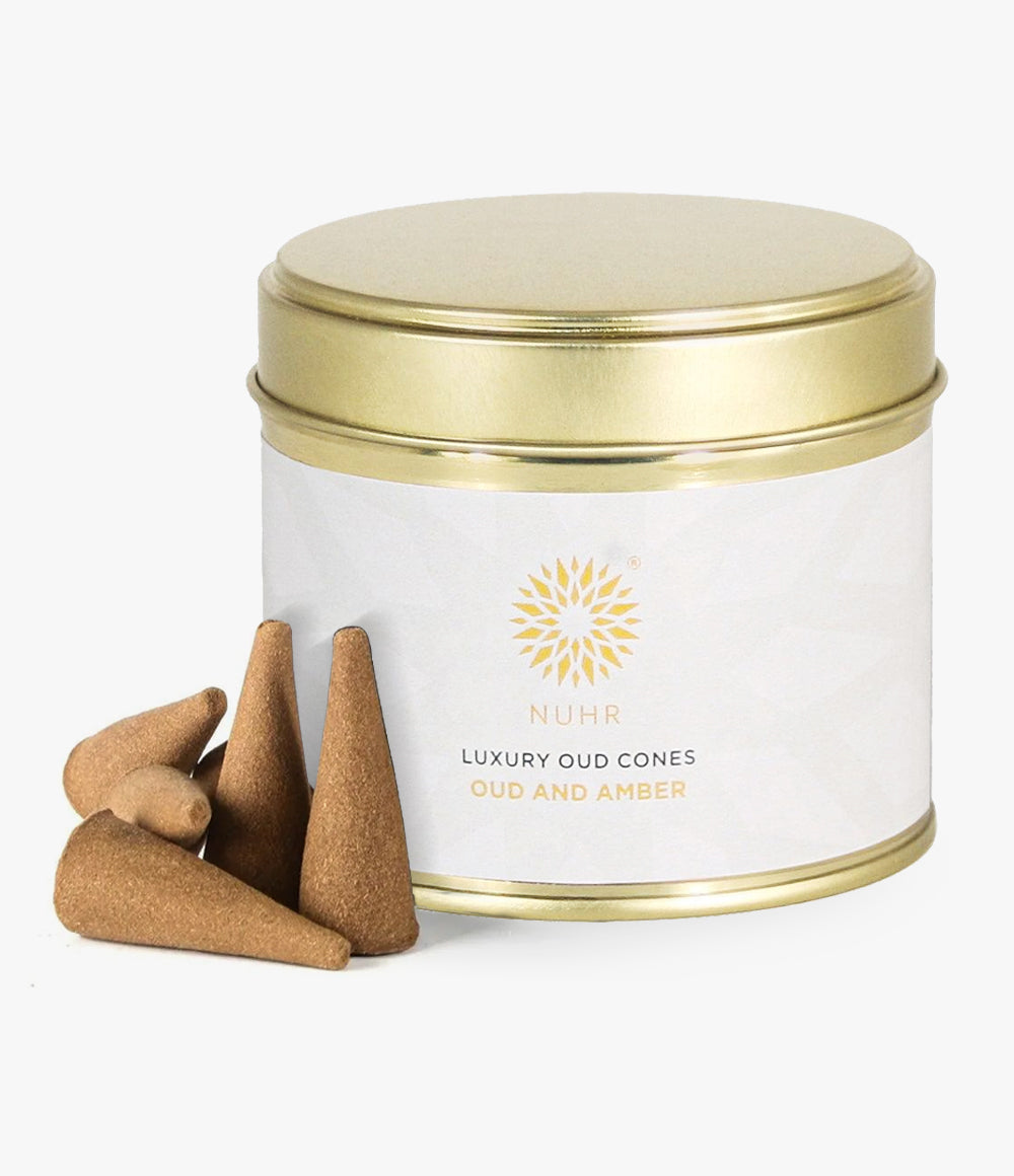 Luxury Oud Incense Cones - Oud and Amber – NUHR Home