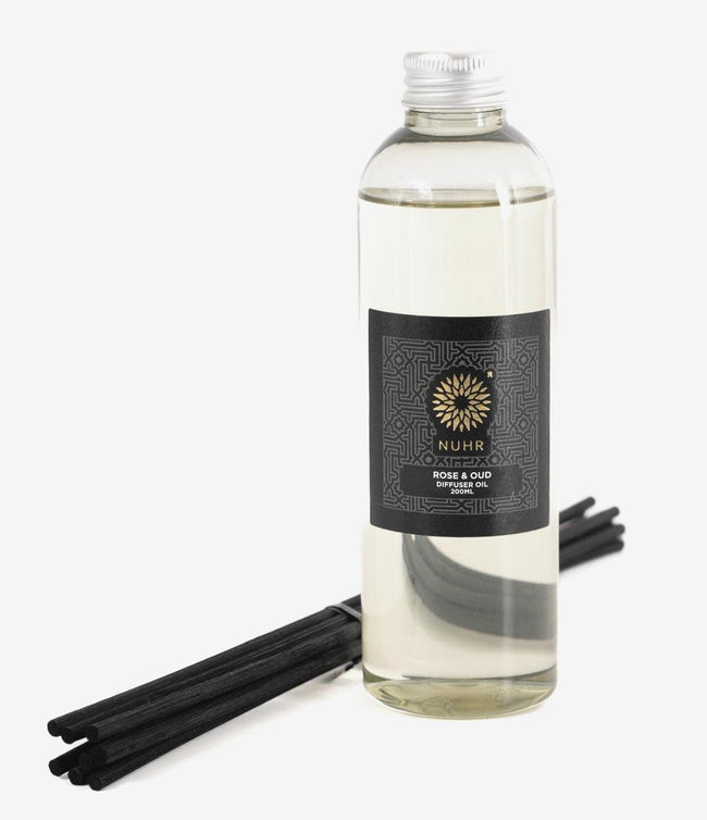 Rose & Oud Luxury Reed Diffuser Refill 200ml – NUHR Home
