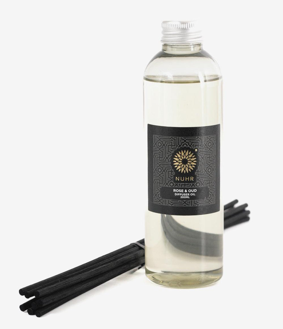 Rose & Oud Luxury Reed Diffuser Refill 200ml – NUHR Home